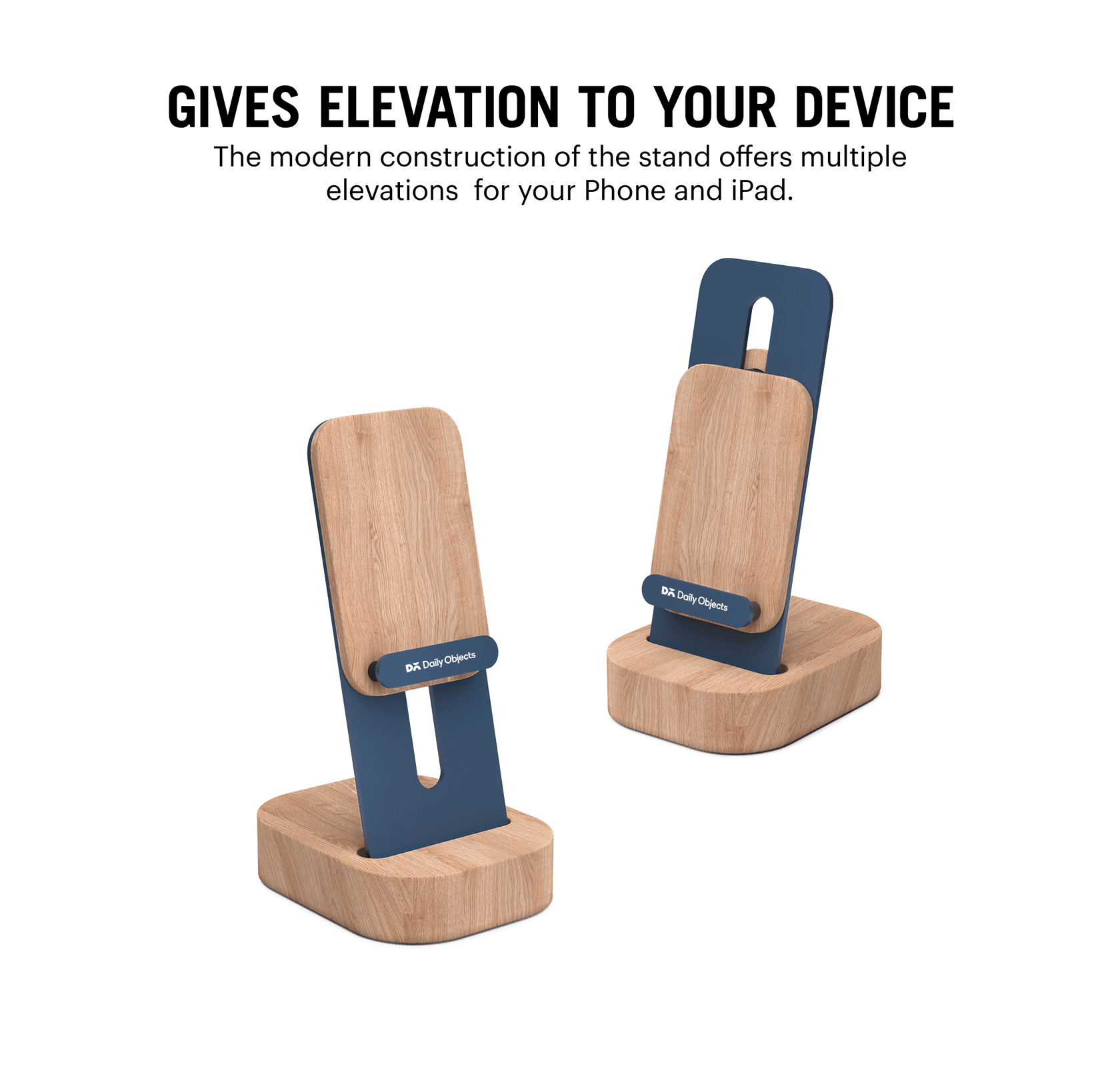 Mount Adjustable Phone Stand - Blue - KlippiK | Online Shopping | India